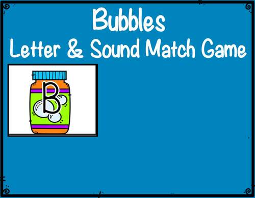 Kindergarten Bubbles Themed Literacy & Math Centers & Activities