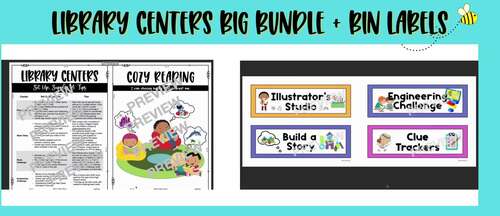 The Bigger Bundle: Library Centers for Anytime Bundle PLUS Center Bin ...