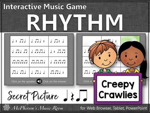 Eighth Notes Interactive Rhythm Game Reveal the Secret Picture {Creepy ...