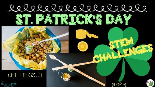 St. Patrick's Day STEM Activity - Get the Gold Video | TPT