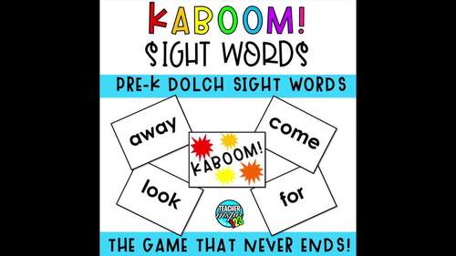 Kindergarten Sight Word Practice | Sight Word Worksheets | Fluency BUNDLE