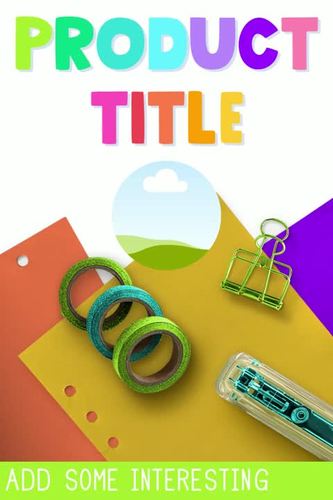 Pinterest Preview Video | Canva Template | Rainbow by Laine Sutherland ...