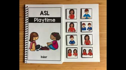 ASL Playtime Practice Books - ASL Adapted Books by Teacher Jeanell