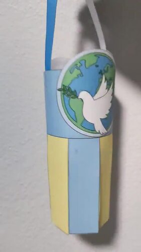 Day of Peace Crafts Windsock Mobile Activities Harmony Kindness Dove