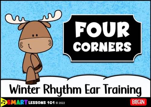 FOUR CORNERS RHYTHM EAR TRAINING Game | Winter Music Game | Music Four ...