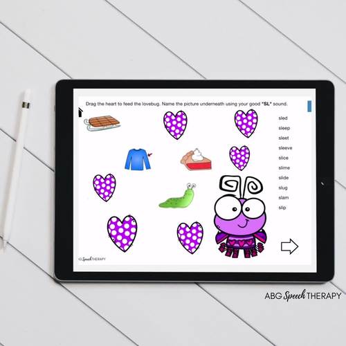 S Blends Valentine's Day Articulation Boom Cards™ for Speech Therapy