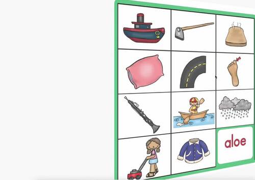 LONG O VOWEL TEAMS OA OE OW WORD TO PICTURE MATCH BOOM CARDS 1ST 2ND ...