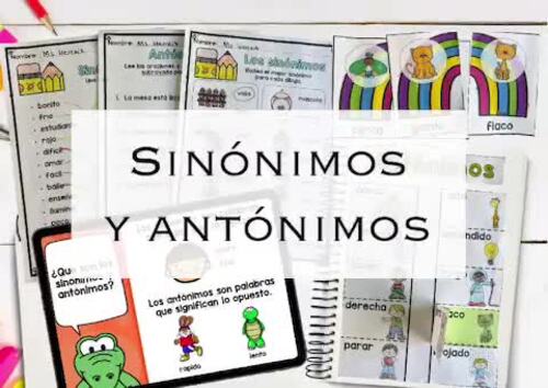 Sinónimos y antónimos | Synonyms and Antonyms in Spanish by Ms Herraiz