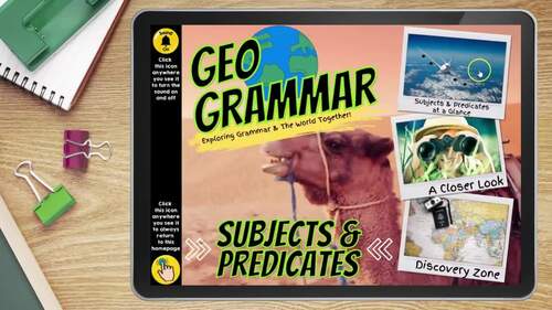 3rd Grade Grammar Activities: SUBJECT & PREDICATES (LINKtivity® + Mini ...