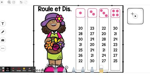 French Math Tourne ou Roule et Dis I Spring Edition | TPT
