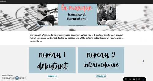 French Music | Modern by Balade French Resources | TPT