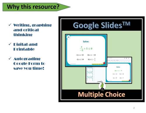 Expressions, Solving Equations and Inequalities Algebra 1 Task Cards Google
