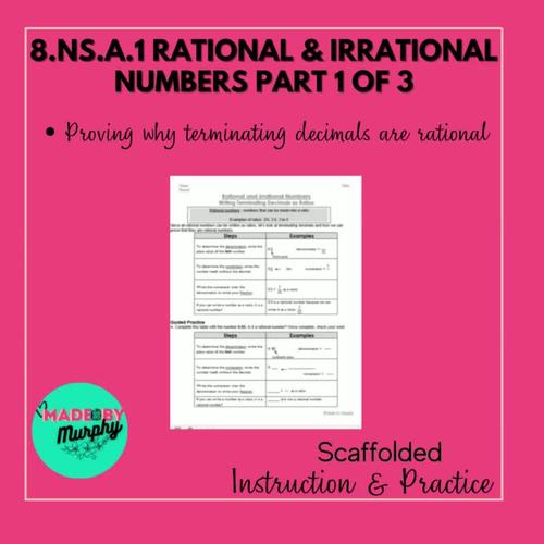 8.NS.A.1 (Part 1 of 3) The Number System Terminating Decimal to Ratio