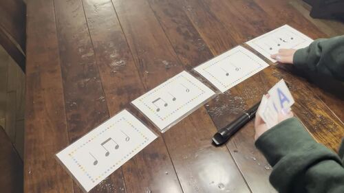 Composing with Rhythms Recorder Center Game Activity | TPT