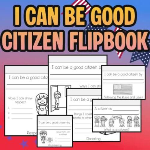 I Can Be A Good Citizen Flipbook by Connecting with Social Studies