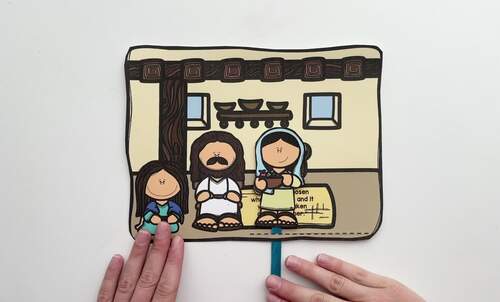 Mary and Martha Bible Craft, Sunday School Craft by Heartprints for Littles
