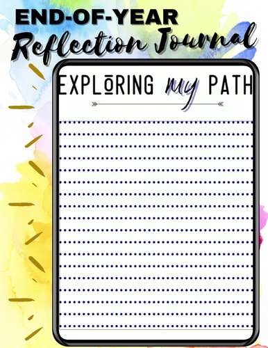 End-of-Year Reflection Activities | Journal Print and Digital | TPT