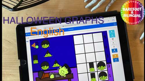 Halloween Graphs Boom Cards & Google Slides | English - Early Childhood ...
