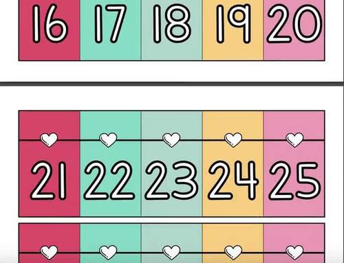 Number Line Classroom Display (1-120) by They Call Me Queen B | TPT