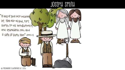 Joseph Smith clip art, LDS, Book of Mormon COMBO PACK by Melonheadz Clipart