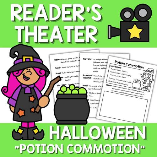 Halloween Skit | Reader's Theater | Fun ELA Activity | Potion Witch ...