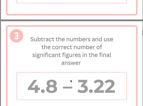 Significant Figures Task Cards | 16 Printable Math & Chemistry Cards