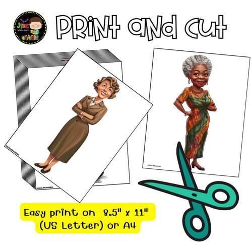 Women's History Month Bulletin Board Kit Women Day Biography Classroom ...