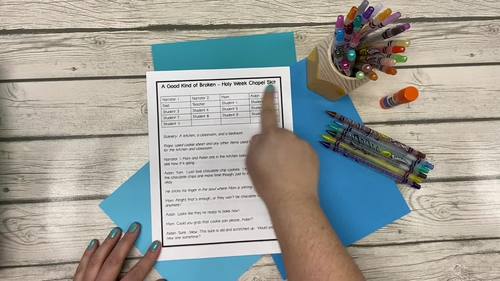 Chapel Skit Bible Lesson Holy Week for Upper Elementary by Teach by Faith