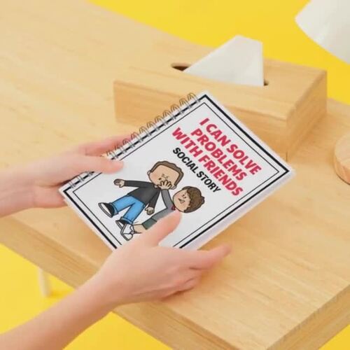Social Problem Solving Social Story W/ Poster Self Reflection Sheet SEL ...