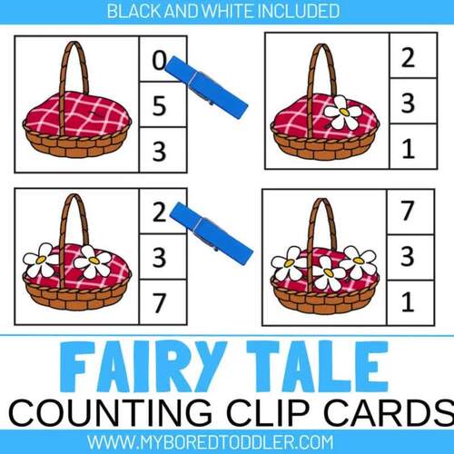 FAIRY TALE Toddler / Preschool Bundle - Scavenger hunts, dot printables ...
