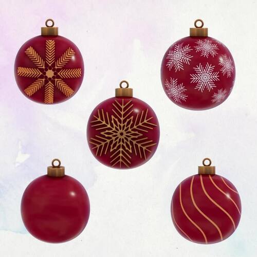 Christmas Decoration Clip Art: Ready for Classroom Cheer (54 PNG)