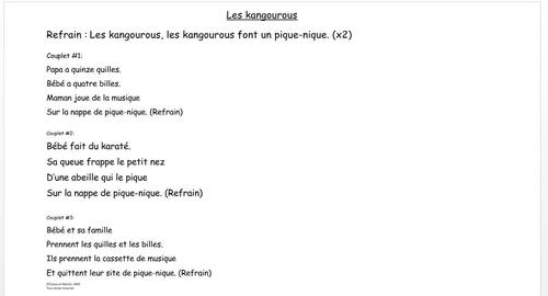 La chanson du K et du Q - Song - Audio File - Distance Learning | TpT