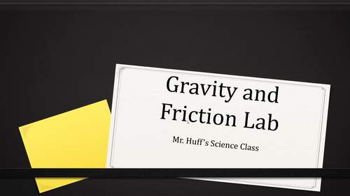 Gravity and Friction (Air Resistance) Lab - VIDEO | TpT
