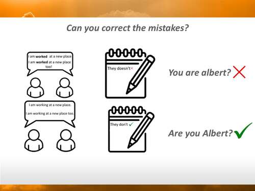Correcting Common Mistakes / Complete ESL Lesson for B2 Level Learners