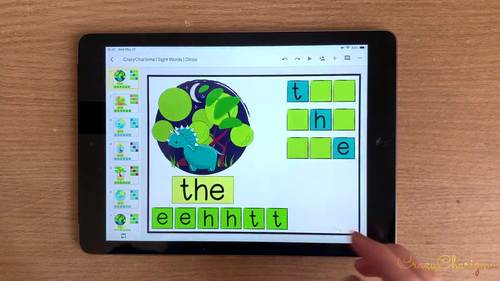 Sight Words Google Slides by CrazyCharizma | Teachers Pay Teachers