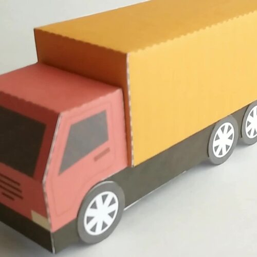 TRUCK Type B. Paper Toy / Gift Box by ixia3d | TPT