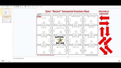 DIGITAL Maze - Solve One Step Equation: Using Division by Never Give Up ...