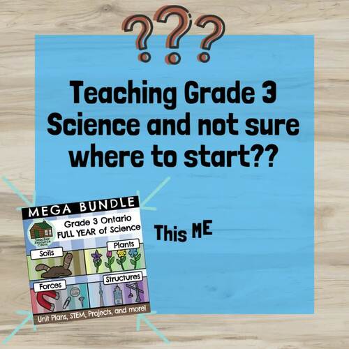 Grade 3 Ontario Science Mega Bundle (FULL YEAR) by Teacher Resource Cabin