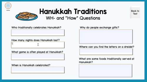 December Speech Therapy Christmas, Hanukkah, Kwanzaa: Language ...