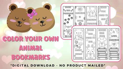 Reading Quotes Bookmarks to Color by Spirit Owl Teaches | TPT