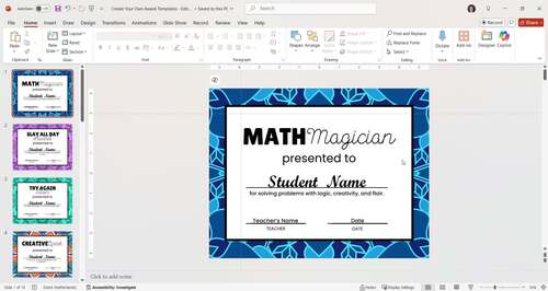 Inclusive Student Awards Bundle | End-of-Year Certificates Grades 3-7