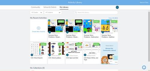 Seesaw Addition and Subtraction Story Problems within 10- Summer themed