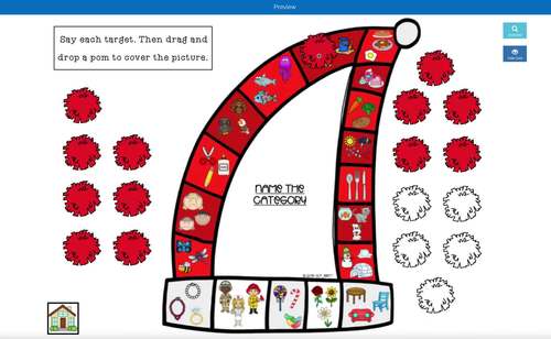 CHRISTMAS SANTA HAT, DIGITAL BOOM CARDS, LANGUAGE (SPEECH THERAPY) by ...