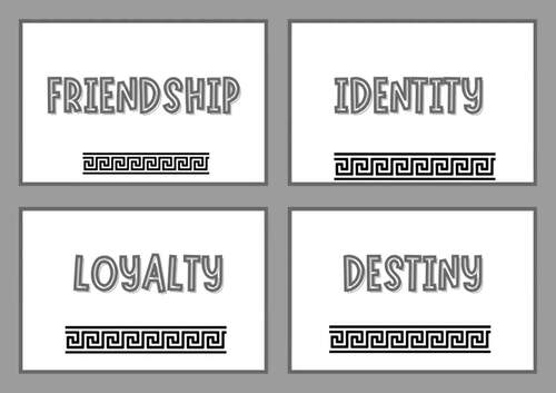 The Lost Hero : Theme Flashcards by TeacherUP | TPT