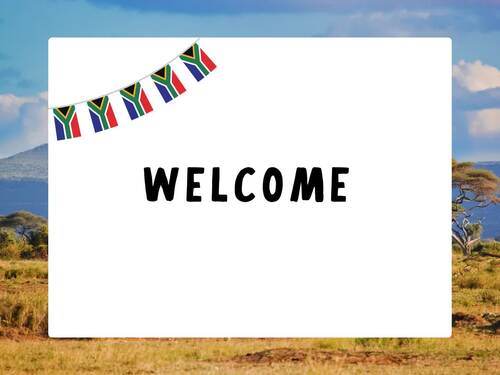 NO PREP All About SOUTH AFRICA PowerPoint Presentation, 3rd-5th Grade ...