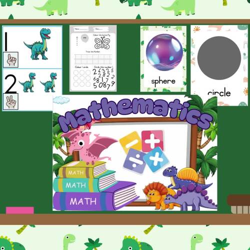 Dinosaurs theme Mathematics posters and activities by Gizelle Geyer