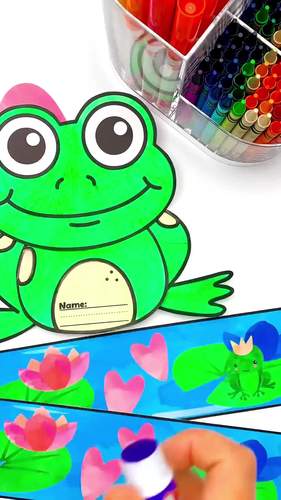 Kindness is UnFROGettable | Frog Craft & Bulletin Board Kit | Writing ...