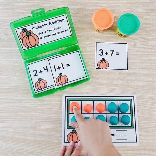 Pumpkin Math and Literacy Centers by MrsGalvan | TPT