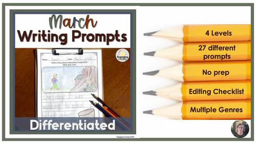 Differentiated Spring Morning Center Activities March Daily 5 Journal ...