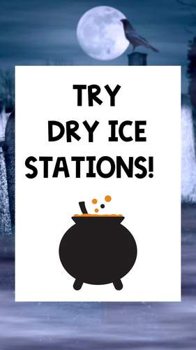 Dry Ice Science Experiment | Sublimation Stations Inquiry Lab Halloween ...